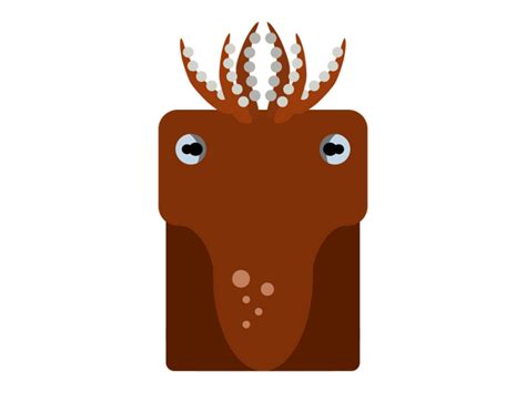 Squid Antarctic Flying Squid 50c Rdeeeepioskins