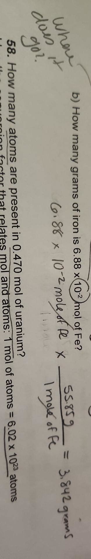 Solved Part B Not Sure Where Does The Exponent Go How Do I