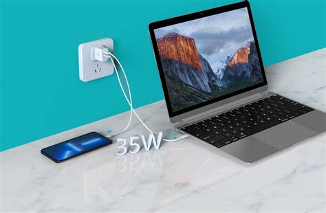 Divico Power Adapter Incorporates Gan 35w Mas Output Ac100v 240v 50 60hz 0 9a Input 2 Usb C