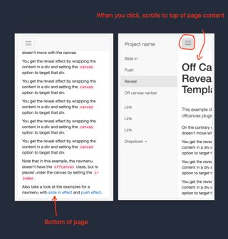 Offcanvas Sidebar With Bootstrap 3 Stack Overflow