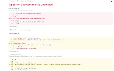 Unhandled Rejection TypeError Cannot Read Property Roles Of Null Issue The Road To