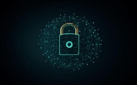 Premium Ai Image Protection Digital System Technology Lock Cyber Information Security