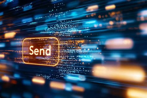 Email Interface With A Clicked Send Button And Progress Bar Showing