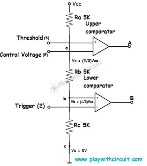 555 timer ic pin diagram working and operating modes
