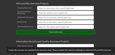 Cannot Claim Certificate The Freecodecamp Forum