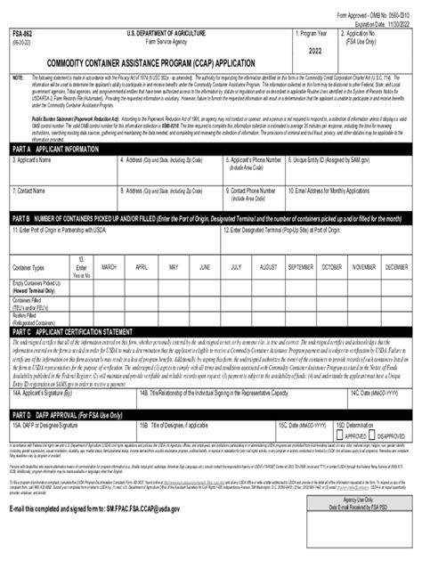 Fillable Online Usda Us Department Of Agriculture Forms Forms In