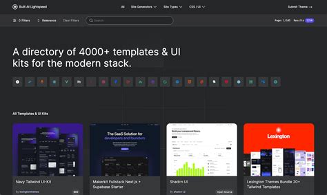 Built At Lightspeed 4000 Themes Templates And Ui Kits Resourcefyi