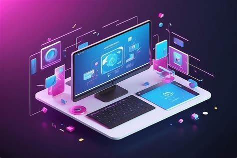 Premium Photo Digital Screen 3d Illustration Video Player Gallery