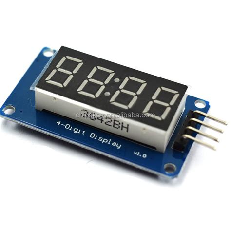 Bits Tm Red Digital Tube Led Display Module With Clock Buy Led Display Module Red