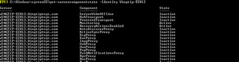 Server Component States In Exchange 2013 Microsoft Community Hub
