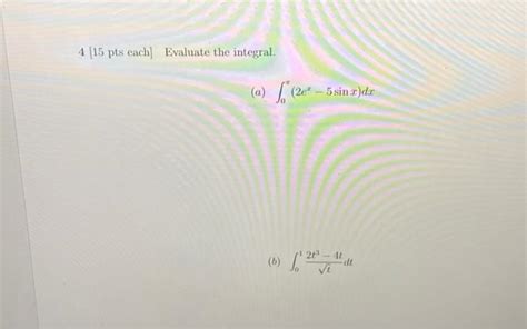solved 1 [20 pts] write as a single integral in the form