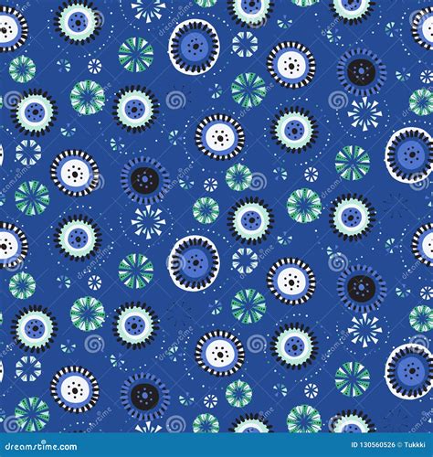 Polka Dot Background Seamless Pattern Stock Illustration