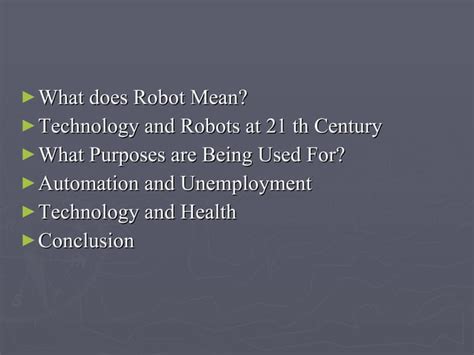 robots and automation ppt