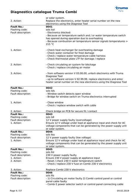 Truma Combi Fault Codes 2018 Tmc Leisure Pdf