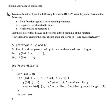 Solved Explain Your Code In Comments La Translate Function