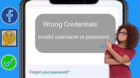 How To Fix Facebook Wrong Credentials Invalid Username Or Password
