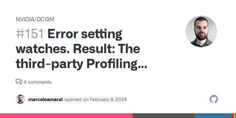 Error Setting Watches Result The Third Party Profiling Module Returned An Unrecoverable Error