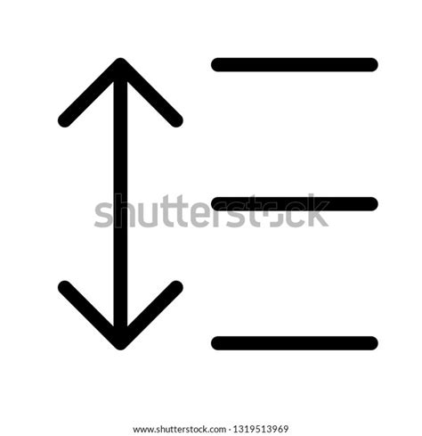 Text Line Spacing Gap Documentformat Alignment Stock Vector Royalty Free Shutterstock