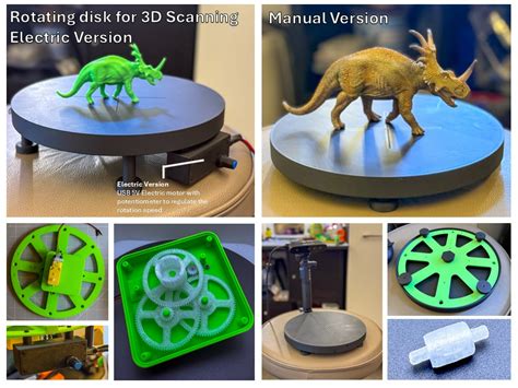 rotating disk for 3d scanning manual and electric by guarisal