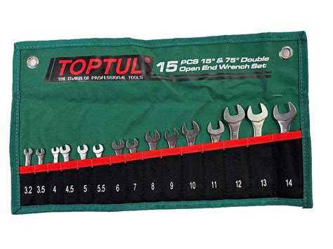 Toptul 15pc Mini Spanner Set 3 2mm To 14mm Graj1501 Robsons Tool King Store