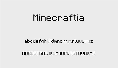 Minecraftia Free Font