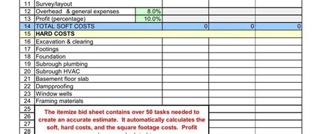 Itemized Bid Sheet ≡ Fill Out Printable Pdf Forms Online