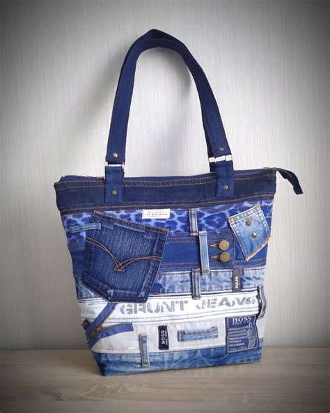 Pin by Lora on МОИ джинсоСУМКИ | Diy bags jeans, Tote bags handmade ...