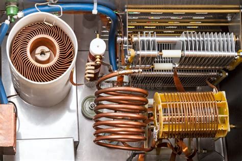 Power Amplifier Output Stage View From The Top Stock Image Image Of