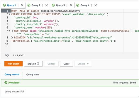 Appendix Table Creation English