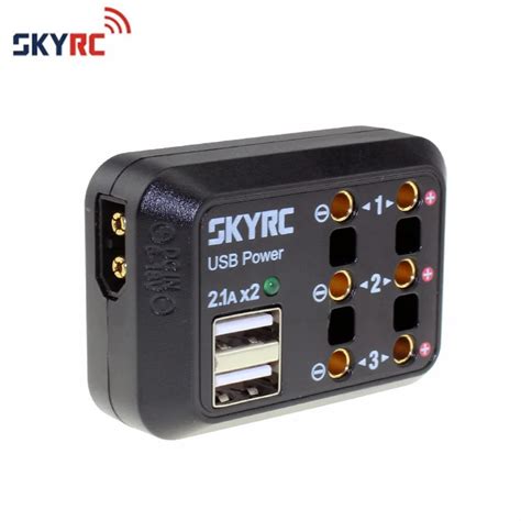 Skyrc Dc Power Distributor Multi Output 10a Xt60 Plug Banana Plug Usb