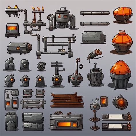 Premium Photo Metal Stuff