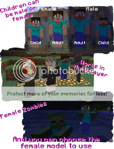 Female Gender Mod Mi Mundo Minecraft