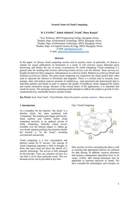 Cloud Computing Presentationpdf Cloud Computing Internet