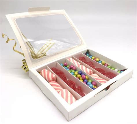 Candy Window Box White Pack 12 Mrs Fiesta