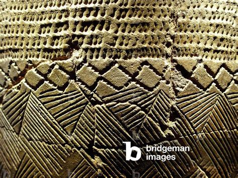 Image Of Pottery With “comb Tooth” Decor Circa 8000 Bc Of The By Prehistoric