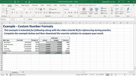 Custom Number Formats Microsoft Excel Basic And Advanced