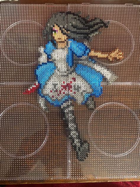 Alice Madness Returns Pixel Art Hama Beads