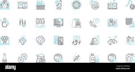 Mathematics Calculus Linear Icons Set Derivative Integral Limit