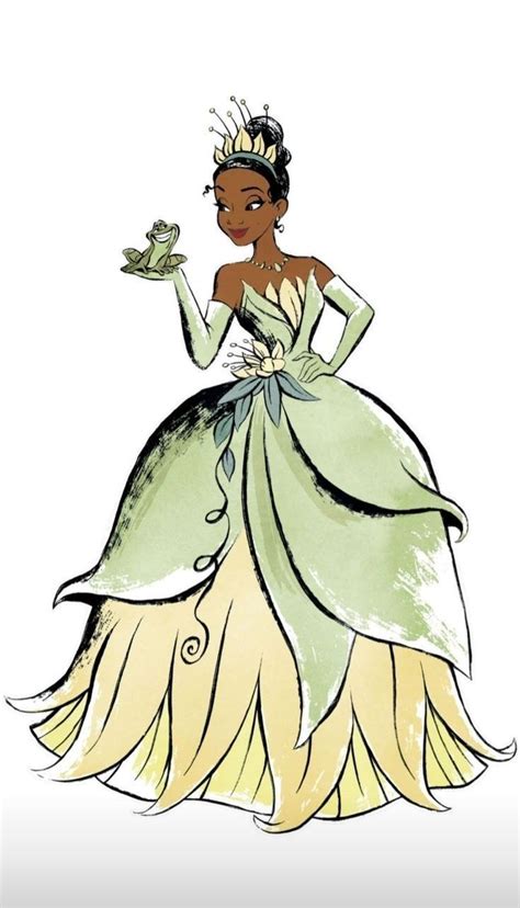 Princess And The Frog Flower Drawing Princess And The Frog Drawing