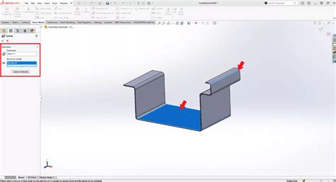 Solidworks Sheet Metal Fold And Unfold Tools Explained Goengineer