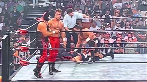 Rough Looking Mongo Spike Tombstone Piledriver On A Member Of The Texas Hangmen Steve