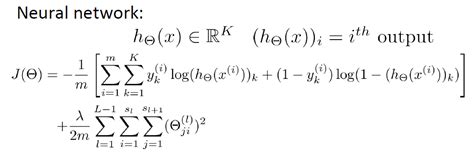 Coursera机器学习 第五周 Neural Network Backpropagationneural Network And Back