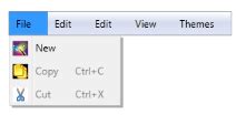 Command Binding And Command Target Support In WPF Menu Syncfusion