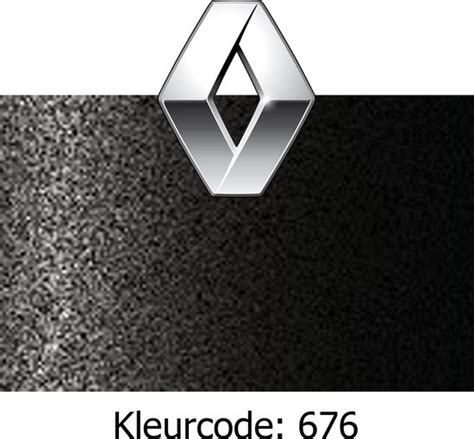 Lakstift Autolak RENAULT Kleurcode 676 - NOIR MET-MET. - 12ml | bol.com