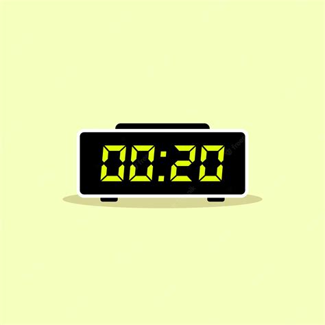 Premium Vector Digital Clock Icon Vector Design Illustration
