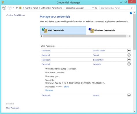 Viewing Saved Passwords On Windows 8 Love My Surface