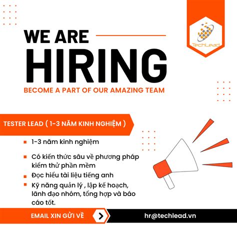 Tuyển Dụng Tester Leader 1 3 Năm Kinh Nghiệm Techlead