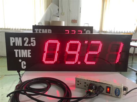 Led Digital Clock 🔖 Case Pvc 🔖 Case Color ดำ 🔖 Led7 Segment 6