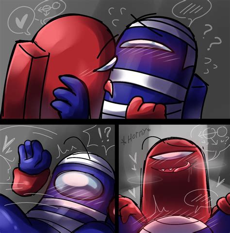 Rule 34 Among Us Among Us Blue Among Us Red Blue Among Us Girlno Sleep606 Red Among Us