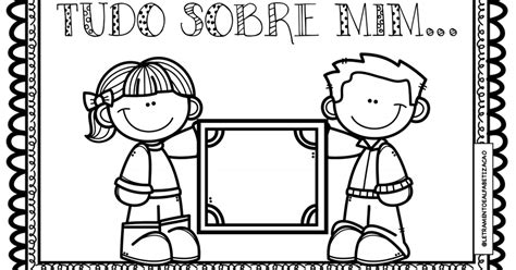 Tudo sobre mim livro com 10 páginas de atividades para a criança falar sobre os seus gostos